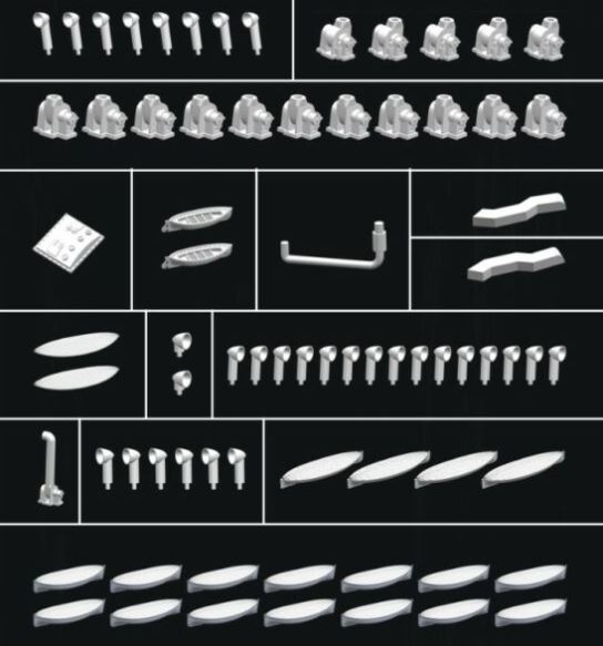 R.M.S. TITANIC Upgrade Parts for Academy 1:400 | FH400001