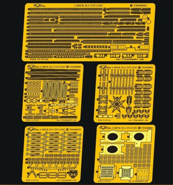 R.M.S. TITANIC Upgrade Parts for Academy 1:400 | FH400001