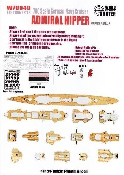 WWII German Heavy Cruiser Admiral Hipper | FHW70040