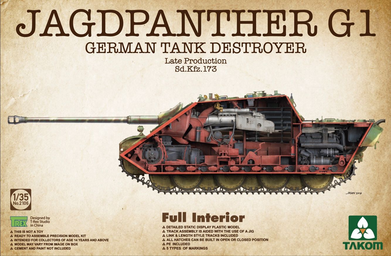 Jagdpanther G1 Late - full Interior | TAK2106
