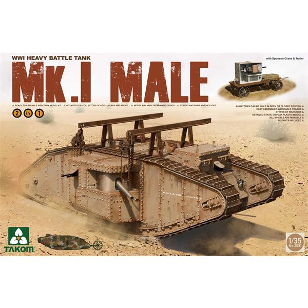 WWI British Battle Tank Mark I 2 in 1 | TAK2031