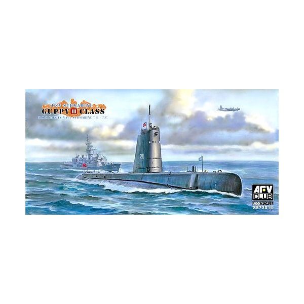 USN Guppy II Glass Submarine | AFV73513